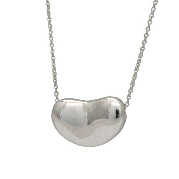 Tiffany & Co. | Jewelry | Tiffany Bean Necklace Silver Elsa Peretti Ag ...